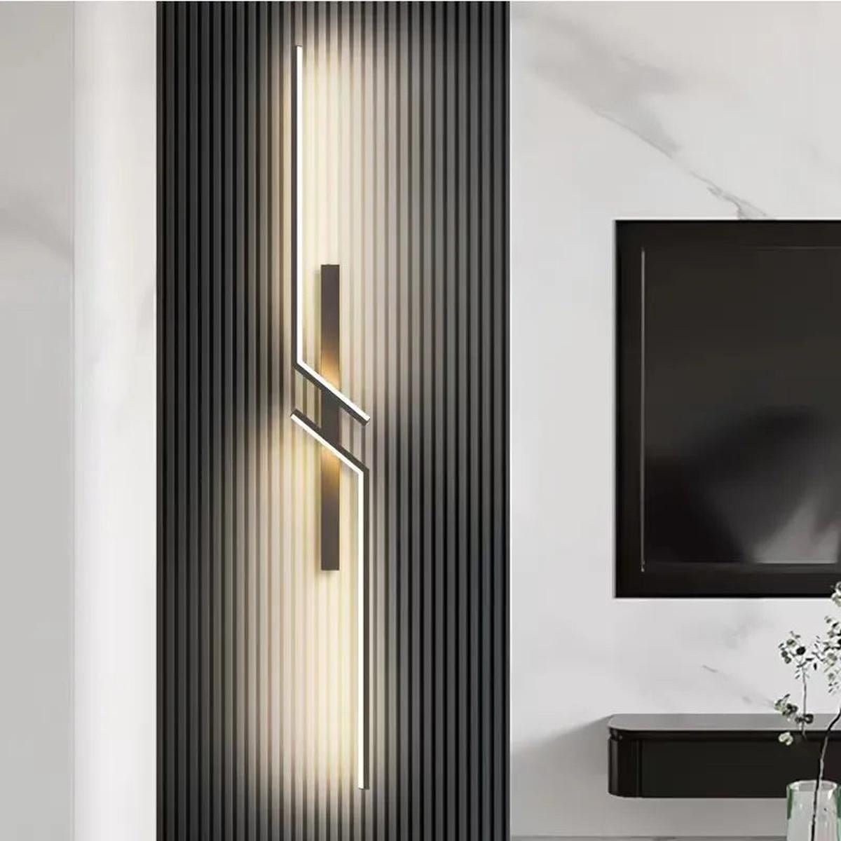 Modern Geometric Wall Lamp With LED Compatibility – Herwick
