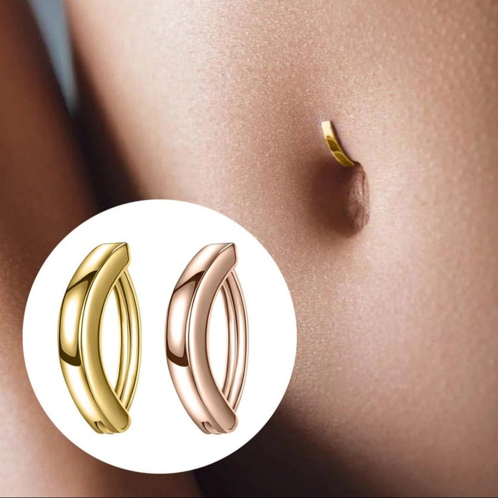 Sterling Silver Belly Button Ring – Herwick